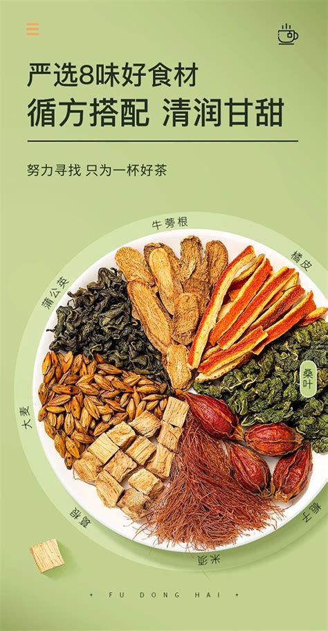 福东海玉米须桑叶茶搭蒲公英大麦栀子茶牛蒡根养生茶包正品旗舰店 天猫 花瓣网