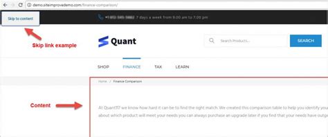 Implementing Skip Navigation Links Effectively