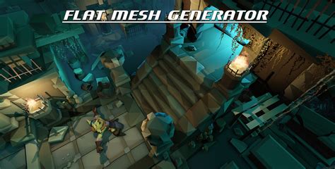 low poly mesh generator