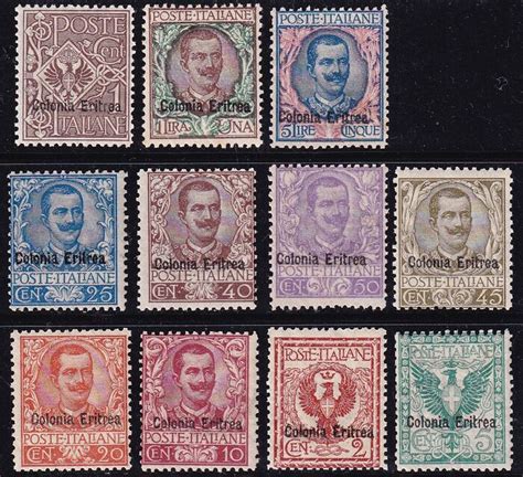 Italian Eritrea Floreale Serie Completa Di Catawiki