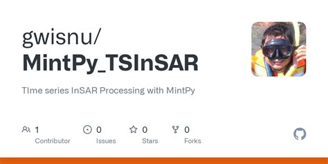 GitHub Gwisnu MintPy TSInSAR TIme Series InSAR Processing With MintPy