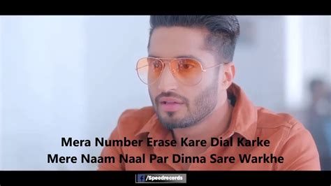 Jassie Gill Nakhre With Lyrics Youtube