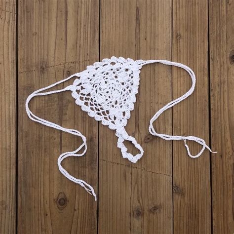 Wholesale New Design Women Handmade Bikini Micro Thong String Crochet