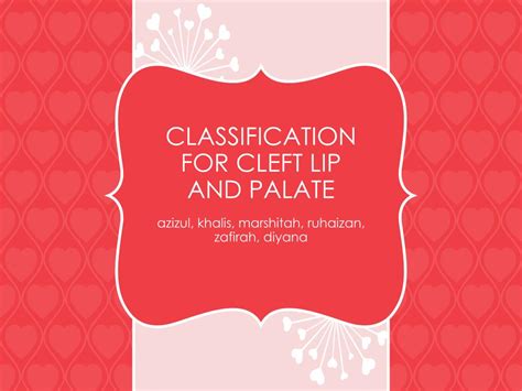 Ppt Classification For Cleft Lip And Palate Powerpoint Presentation