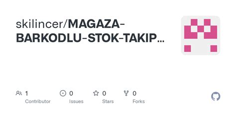 Github Skilincer Magaza Barkodlu Stok Takip Sistemi