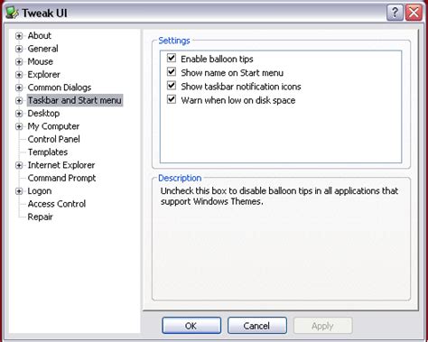 Taskbar How Do I Disable The Popup Balloons In Windows Xp Super User