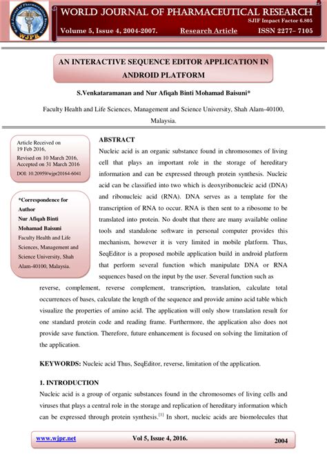 PDF AN INTERACTIVE SEQUENCE EDITOR APPLICATION IN ANDROID PLATFORM