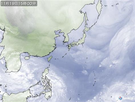 過去の気象衛星 日本広域 2022年11月19日 日本気象協会 tenki jp