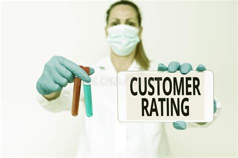 Text Caption Presenting Customer Rating Business Showcase Each Point Of The Customers Enhances