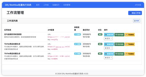 Github Ww Ai Labdify Batch 基于 Fastapi 构建的 Dify Workflow 批量执行系统，专为解决