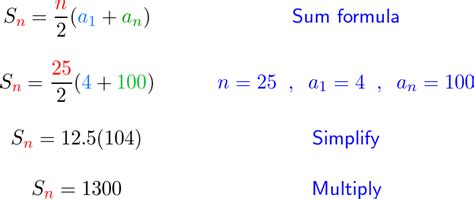 Find S N For Each Arithmetic Series Described A 1 4 Quizlet