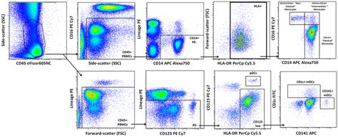 Summary Of The Gating Strategy To Define Blood Monocyte Upper Panel