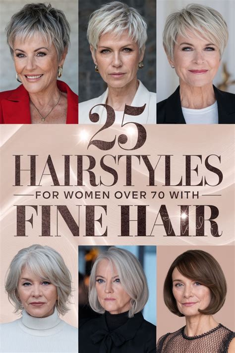 25 Hairstyles For Women Over 70 With Fine Hair Artofit