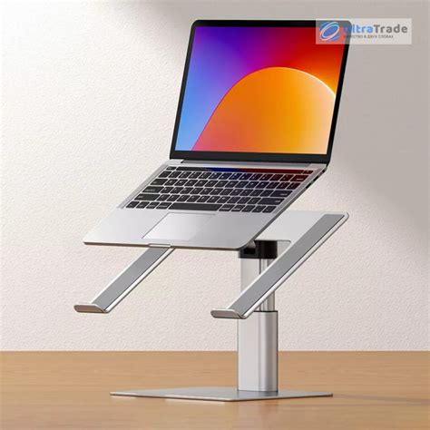 Подставка для ноутбука Baseus Metal Adjustable Laptop Stand Silver ...
