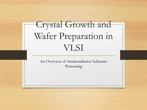 Crystal Growth Techniques Pptx