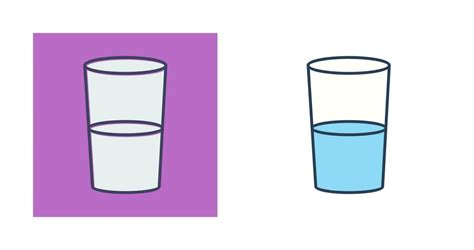Water Glasses Vector Icon 24072177 Vector Art At Vecteezy