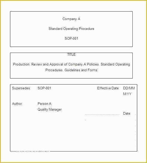 Restaurant Policy And Procedure Manual Template Free Of 7 Procedure