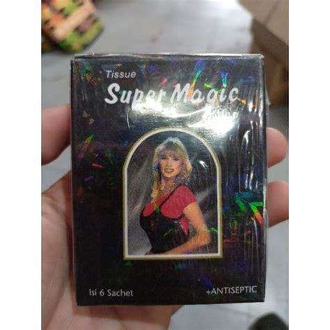 Original Super Magic Tissue Antiseptic Wet Tissue 6pcs Sachets Lazada Ph