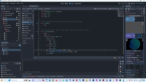 Base Meshinstance3d Control Of Visual Shader Inside Of A Gdscript Invalid Get Index Material