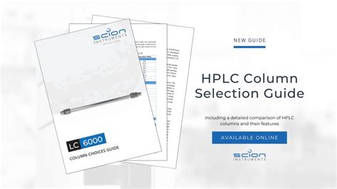 Hplc Hplccolumns Columnselectionguide Chromatography Chromatographycolumns