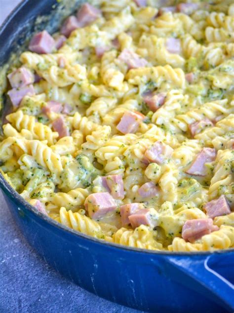 Cheesy Ham And Broccoli Pasta 4 Sons R Us