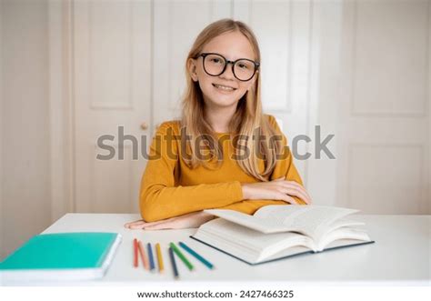 Nerdy Teen Girl Glasses Images Stock Photos And Vectors Shutterstock