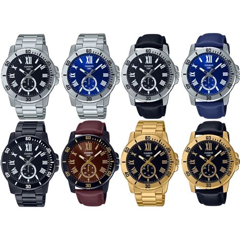 ประกันศูนย์ Central 1 ปี ยอดฮิต ขายดี Casio Mtp ชาย Mtp Vd200 Series แท้ประกันศูนย์ 1 ปี