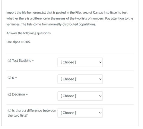 solved import the file homeruns txt that is posted in the