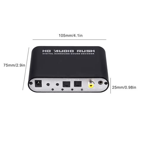 5 1 Ch Audio Decoder Spdif Coaxial Audio Decoder Grandado