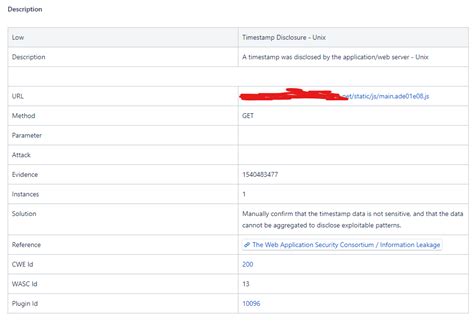 how to fix dast timestamp disclosure unix microsoft qanda