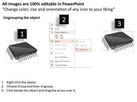 1 3d Central Processors Unit Cpu Gpu Chip Microprocessor Icon On