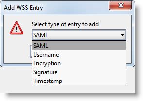 WS Security Settings SoapUI