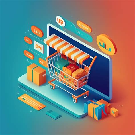 Premium Ai Image Ai Generated Illustration Of Online Shopping Concept On Smart Gadget