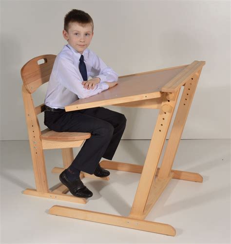 Парта подростковая регулируемая | Wood table design, Interior design ...