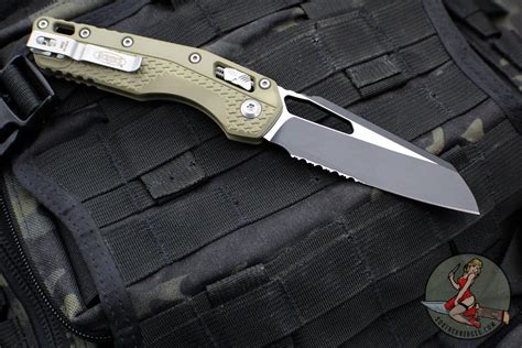 Microtech Knives Msi Ram Lok Folder Od Green Tri Grip Injection M
