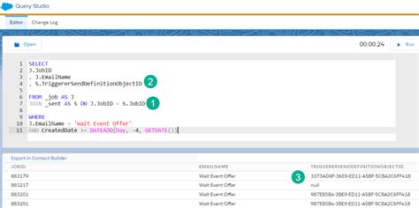 Obtain That Journey Id Via Marketing Cloud Data Views Using Sql