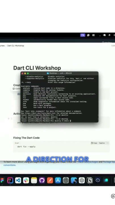 Setting Up A Dart Command Line Interface Cli Project Youtube