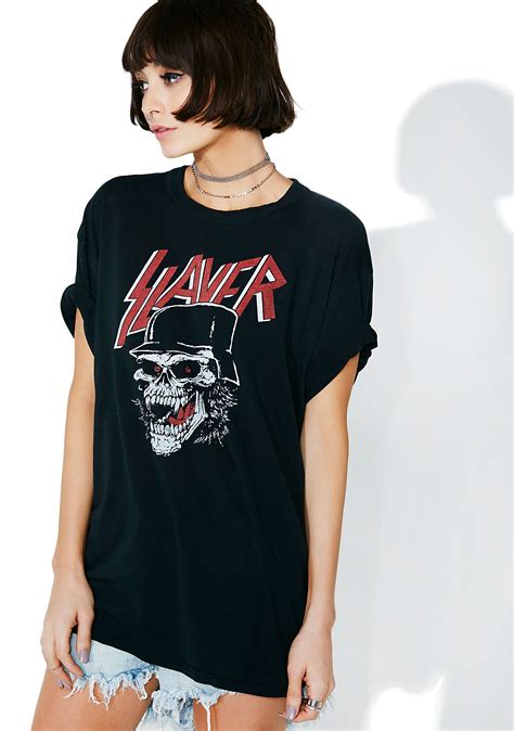 Vintage Black Slayer Tee Dolls Kill