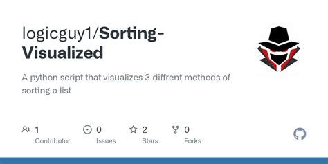 GitHub Logicguy Sorting Visualized A Python Script That Visualizes Diffrent Methods Of