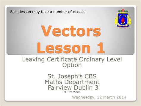 Ppt Vectors Lesson 1 Powerpoint Presentation Free Download Id344061