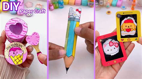 Diy Miniature Crafts Idea Easy Craft Ideas School Hacks Mini