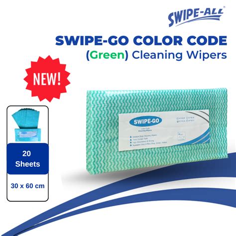 Green Coded Cleaning Wipes