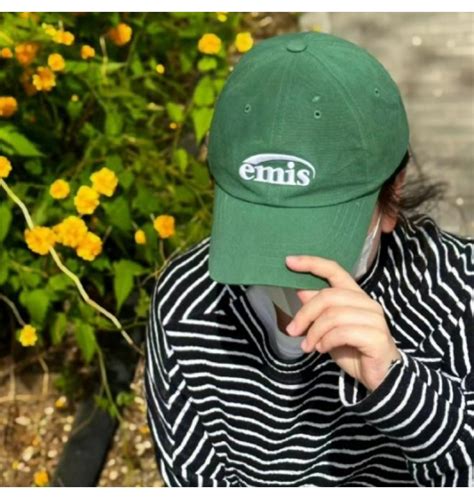 Emis 야구 모자 투톤컬러 자수 로고 캐주얼 남여 공용 베이직 데일리 커플템 티몬