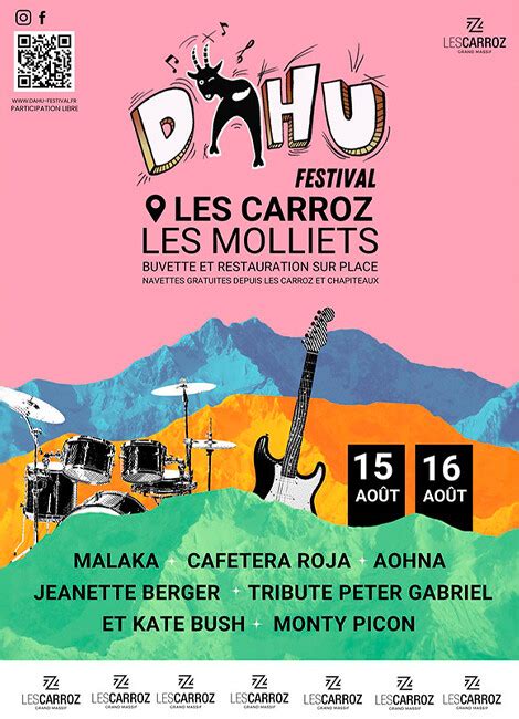 Dahu Festival Musique Concert 15 Août 2025 à Araches La Frasse