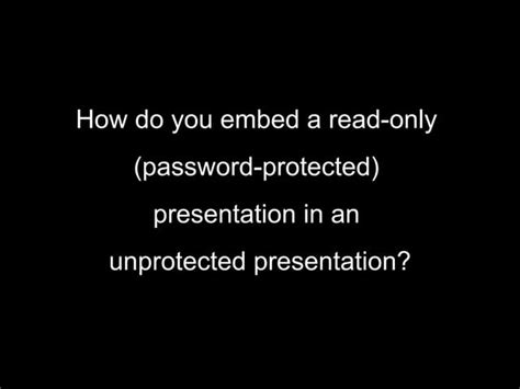 embed read only presentation ppt computing technology and computing