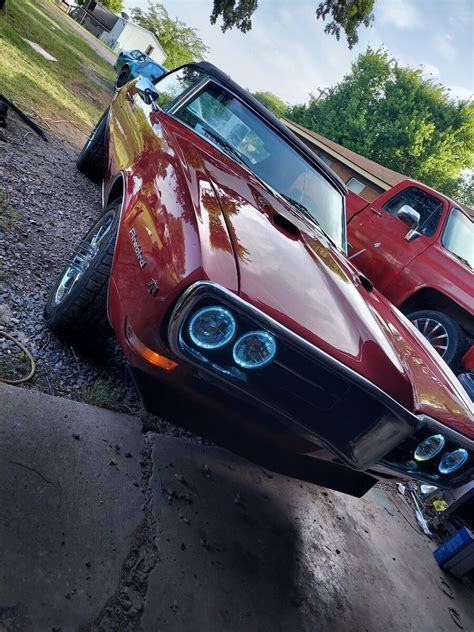 1968 Pontiac Firebird Convertible Red 400 4 Speed For Sale