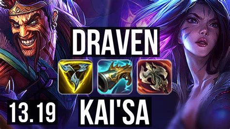 DRAVEN Thresh Vs KAI SA Bard ADC Penta M Mastery Legendary BR Master