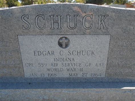 Edgar Charles Schuck 1918 1964 Find A Grave Memorial