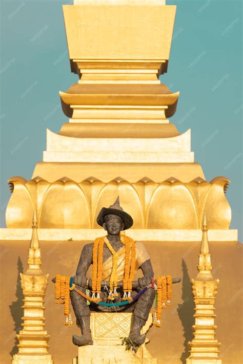 Premium Photo Pha That Luang Festival Vientiane Laos Thatluang Golden