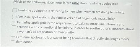 Solved Which Of The Following Statements Isare False About